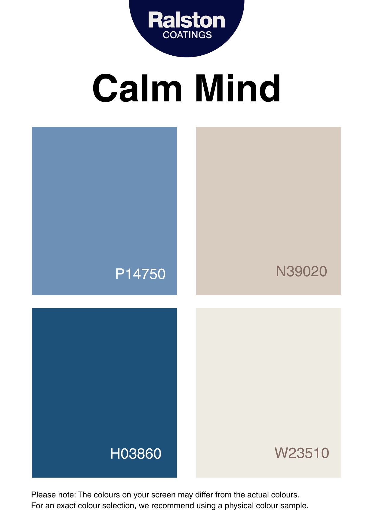 Calm Mind kleurtrend – fris & rustgevend palet - Ralston